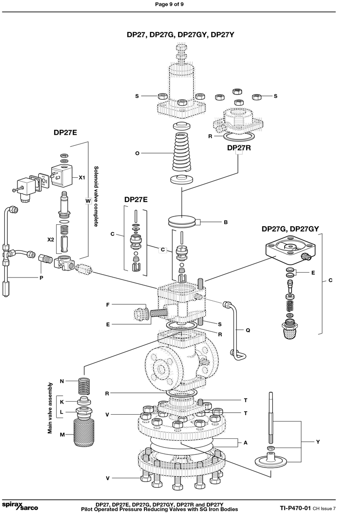 วาล์วลดแรงดัน DP27